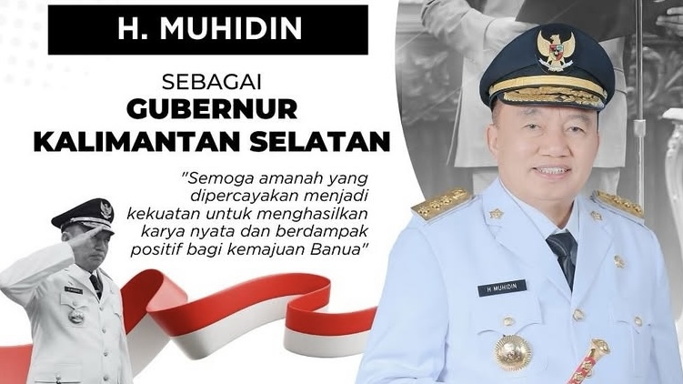 Muhidin Resmi Dilantik Jadi Gubernur Kalsel, Takmir Masjid Al Jihad ... Muhidin Resmi Dilantik Jadi Gubernur Kalsel, Takmir Masjid Al Jihad ...