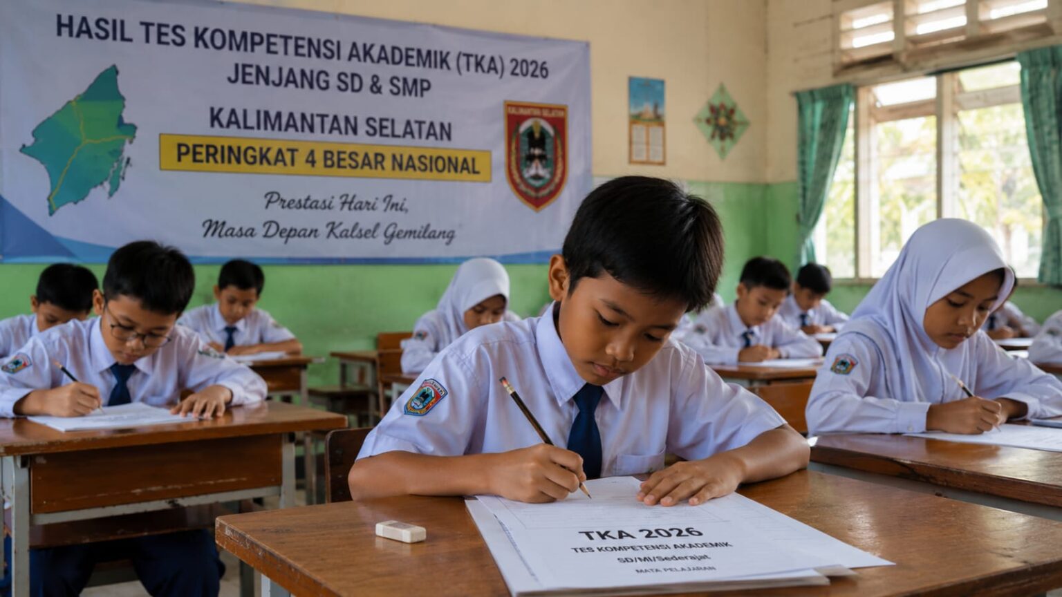 Kalsel Raih Urutan 4 Besar Nilai TKA Tertinggi di Indonesia. Ini ...